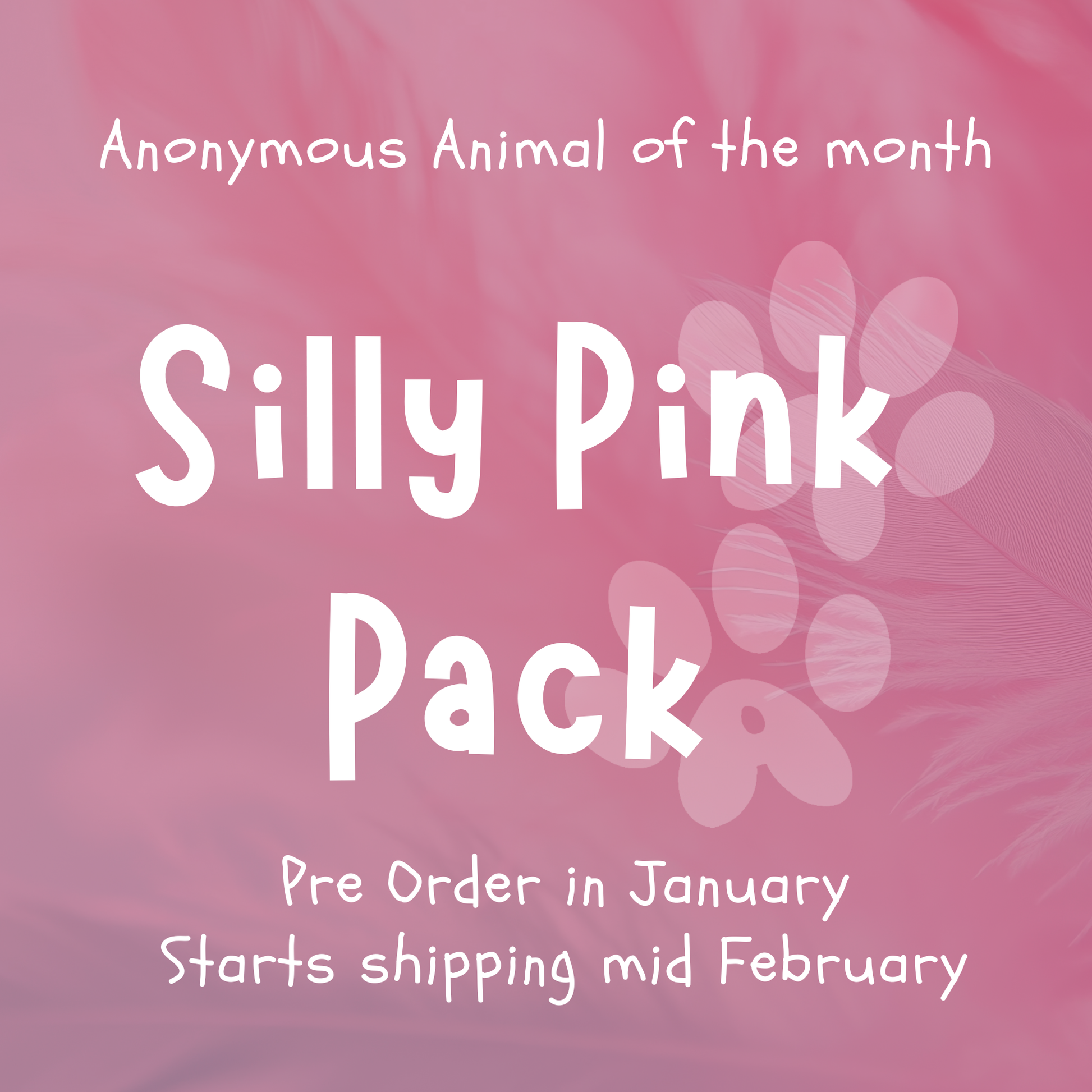 Silly Pink Pack (February Edition) – Animals Anonymous Apparel