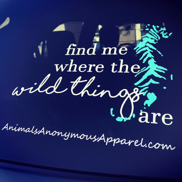 Tiger - Wild Things Vinyl Decal (Made to Order) – Animals Anonymous Apparel