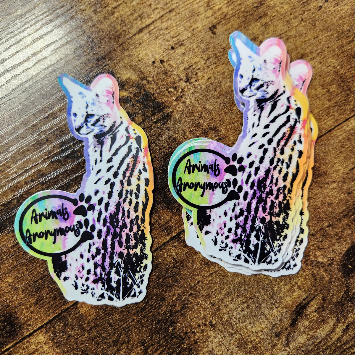 Serval - Sticker – Animals Anonymous Apparel